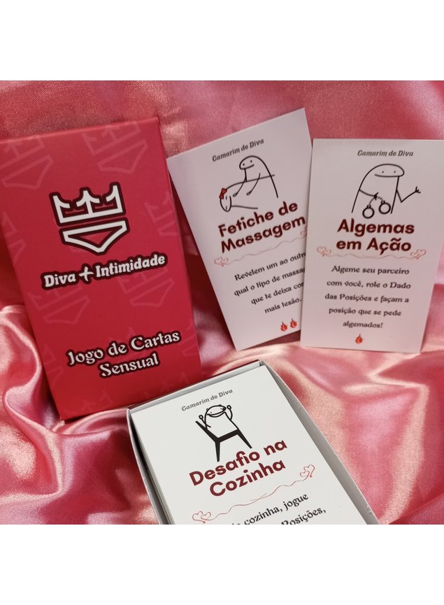 Diva+ Intimidade Jogo de Cartas Sensual